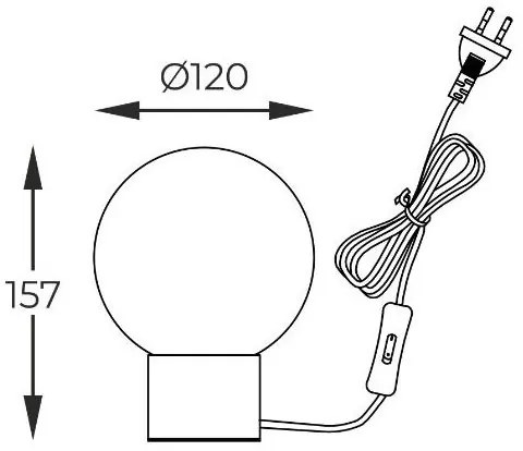 Zuma Line T0454-01A-F7FZ - Stolní lampa ARCTURUS 1xG9/4W/230V černá