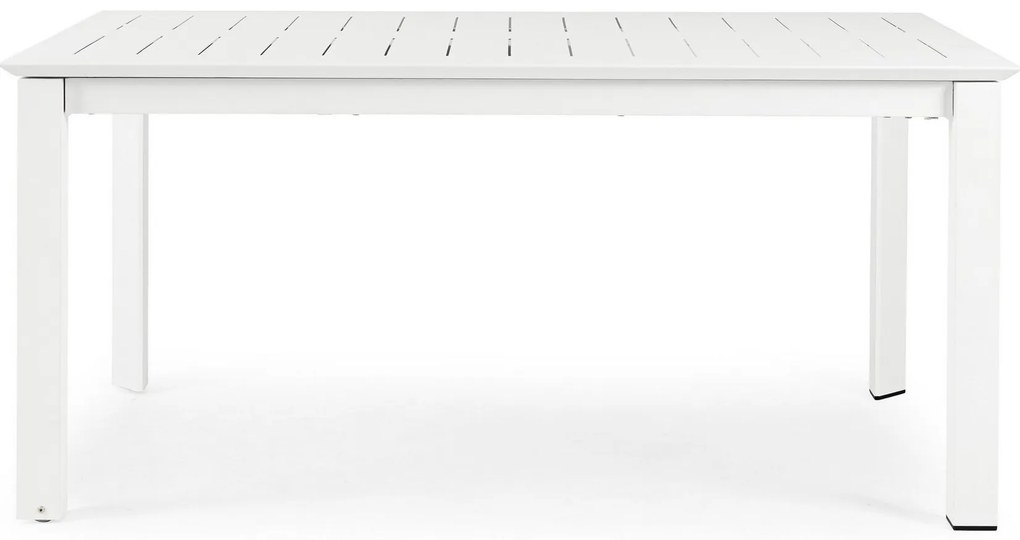 BIZZOTTO rozkládací zahradní stůl KONNOR 160/240x100 cm bílý 0662276