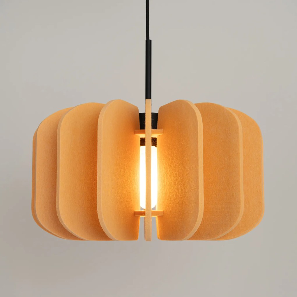 Sollux Lighting Závěsná lampa MULA 45 žlutá