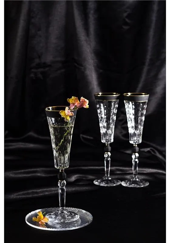 BOHEMIA PRESTIGE CONTE MODERN SKLENICE NA ŠAMPAŇSKÉ 170ML SADA 6 KS