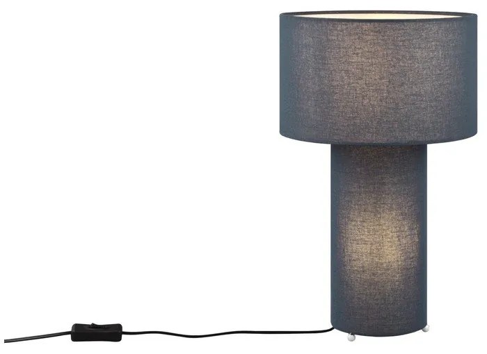 Tmavě modrá stolní lampa (výška 40 cm) Bale – Trio