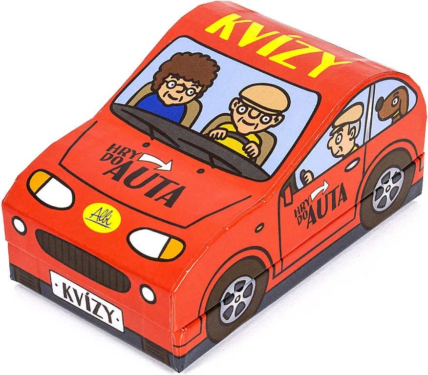 ALBI Hry do auta pro 1 hráče Značky / Kvízy / Bingo 3 druhy alj72