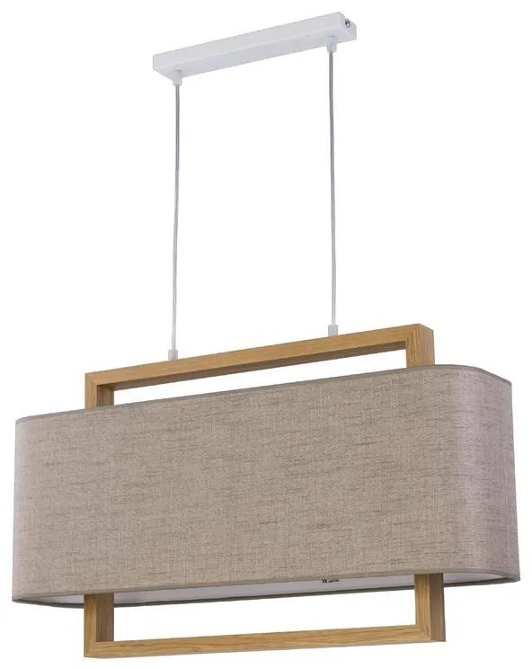 TK Lighting Závěsné svítidlo ARTEMIDA - 2 - L, světlé dřevo