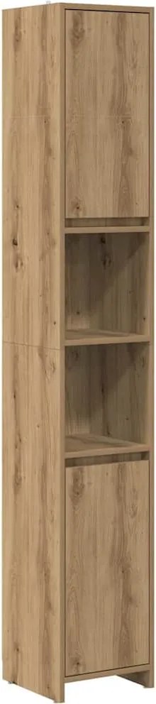4dílná koupelnová sestava dub artisan kompozitní dřevo 3328556