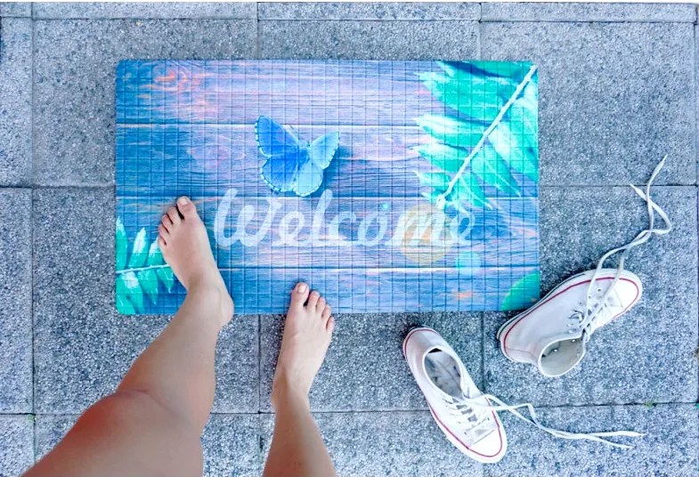 Ervi rohožka - Welcome -3, 45x75 cm