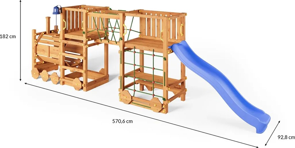| Dětské hřiště Marimex Play 025 + modrá skluzavka | 11640668