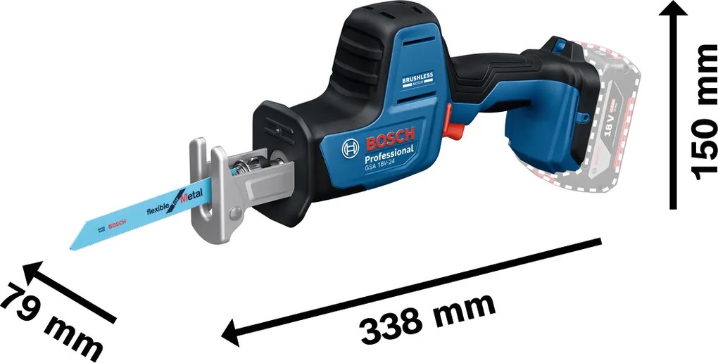 BOSCH GSA 18V-24 06016A5101