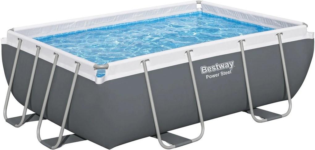BESTWAY Power Steel Bazénový set 282 x 196 x 84 cm, kartušová filtrace 56629