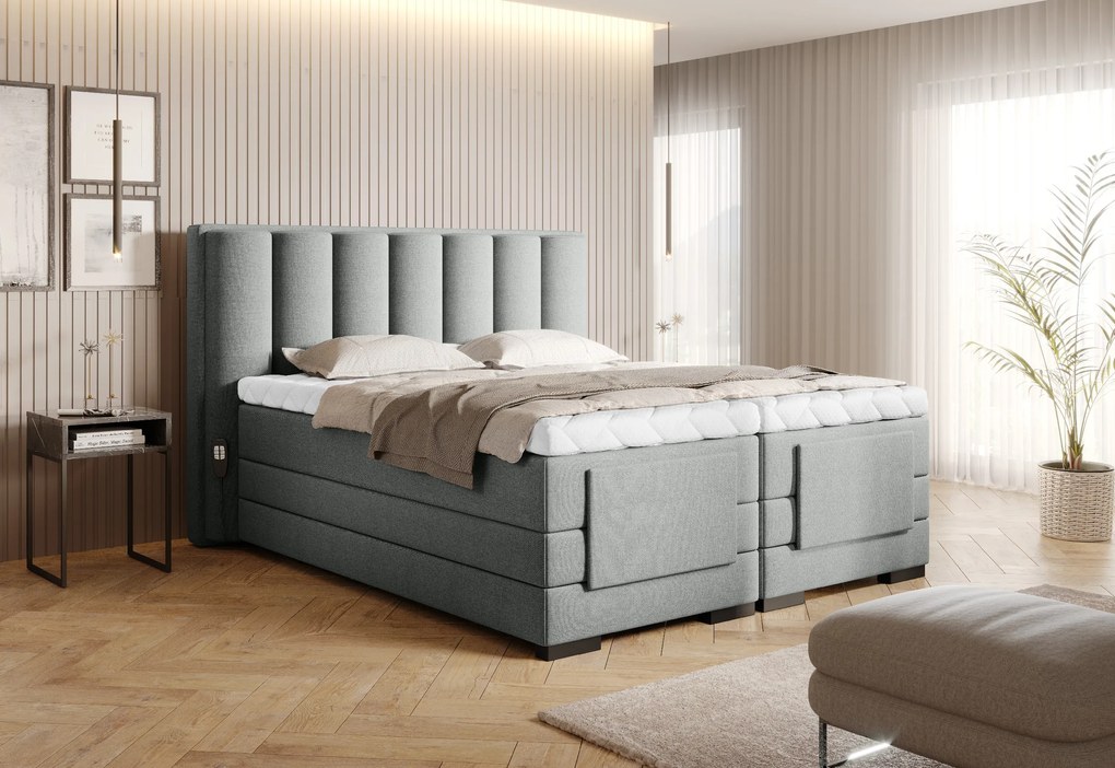 Veros boxspring postel 160x200 Materiál / Dekor: Flores 22