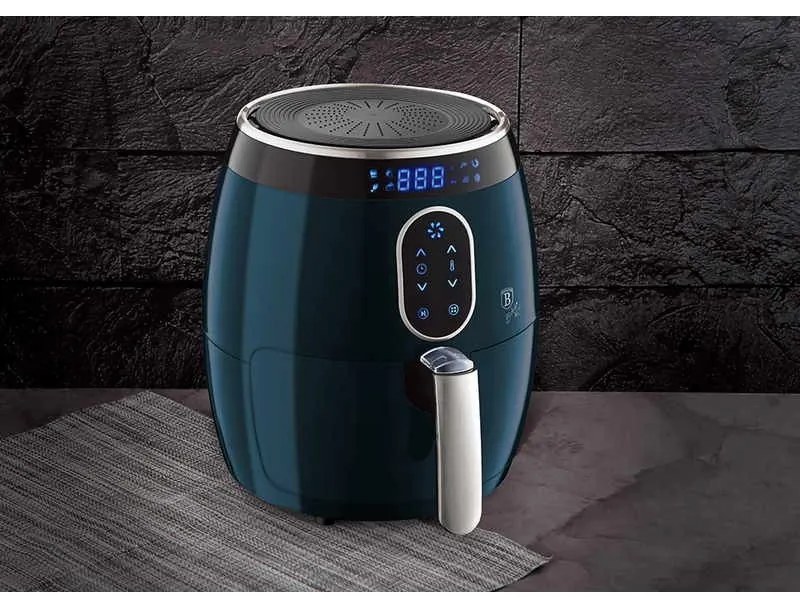 BERLINGERHAUS Horkovzdušná fritéza digitální 1350 W Aquamarine Metallic Line BH-9175