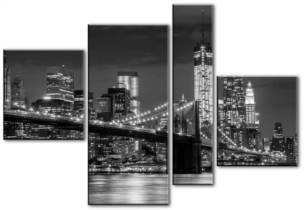 Malvis ® Obraz Brooklynský most Velikost: 140x100 cm
