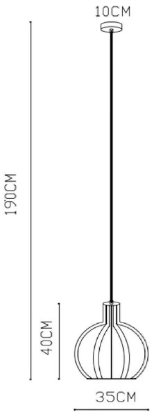 Lucide 73400/32/30 - Lustr na lanku MIKAELA 1xE27/60W/230V