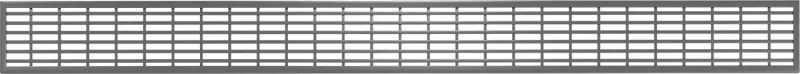 Mexen Flat M33 krytka žlabu 70 cm, broušený grafit, 1E33070