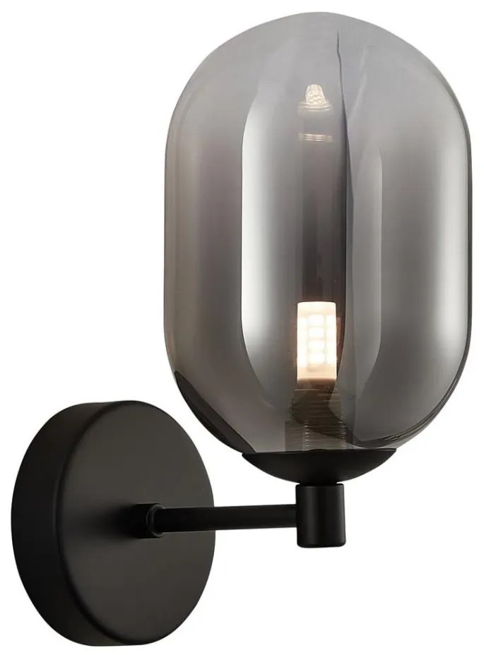 Nástěnná lampa ALIAS 1xG9/8W/230V černá/šedá