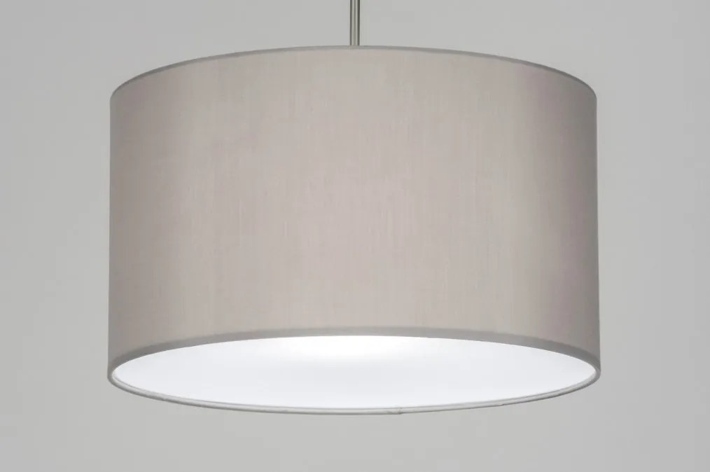 Závěsné designové svítido do obýváku Mombasa Silver Grey