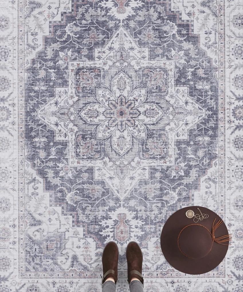 Nouristan - Hanse Home koberce Kusový koberec Asmar 104003 Mauve/Pink - 200x290 cm