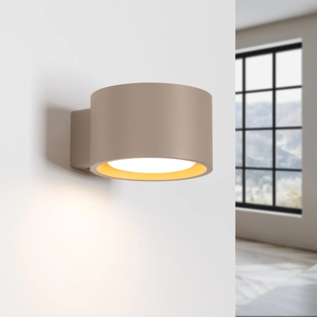 Sollux Lighting Nástěnné svítidlo MODO 1 šedobéžové GX53