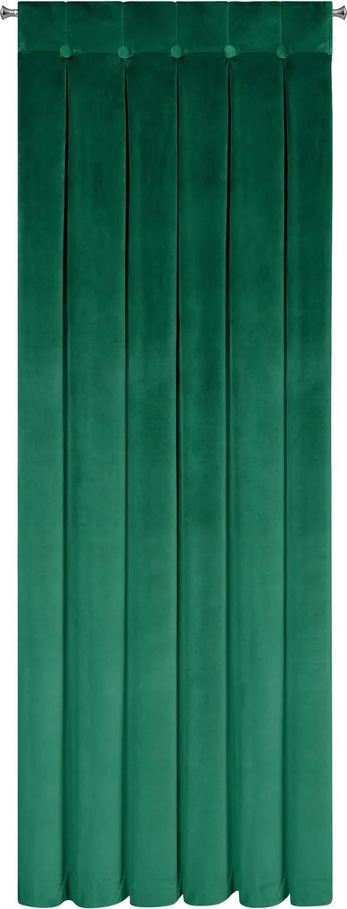 ZATEMŇOVACÍ ZÁVĚS NA POUTKÁCH ALITA 85X250 CM TMAVĚZELENÁ