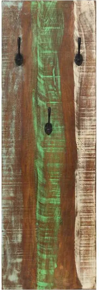 Nástěnné věšáky 2 ks 36 x 3 x 110 cm masivní recyklované dřevo 337067