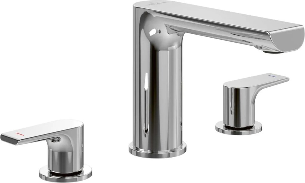 Villeroy & Boch Liberty - Umyvadlová baterie, 3-otvorová instalace, chrom TVW10700700061