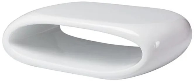 Konferenční plastový stolek 100x50 cm v bílé barvě KN797