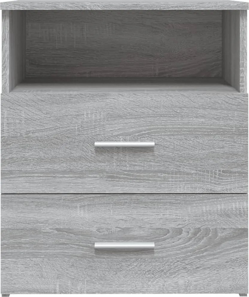 vidaXL Noční stolek 50 x 32 x 60 cm [803280] Barva: šedá sonoma