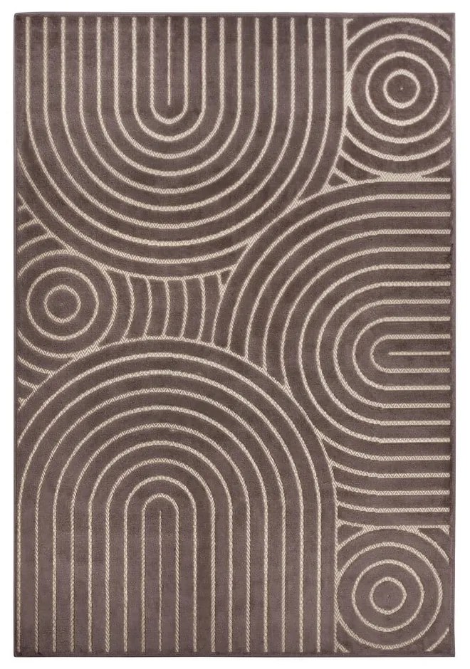 Hnědý koberec 160x235 cm Iconic Wave – Hanse Home