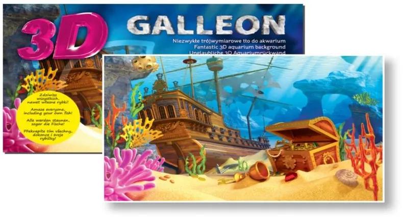 3D pozadí do akvária 60x30 GALLEON DIVERSA