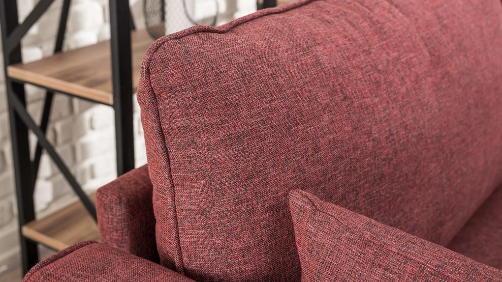 Hanah Home Pohovka BELLA bordó 177 cm 825BLC1515