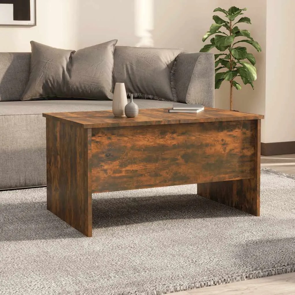 vidaXL Konferenční stolek 80 x 50 x 42,5 cm kompozitní dřevo [809732] Barva: Černá
