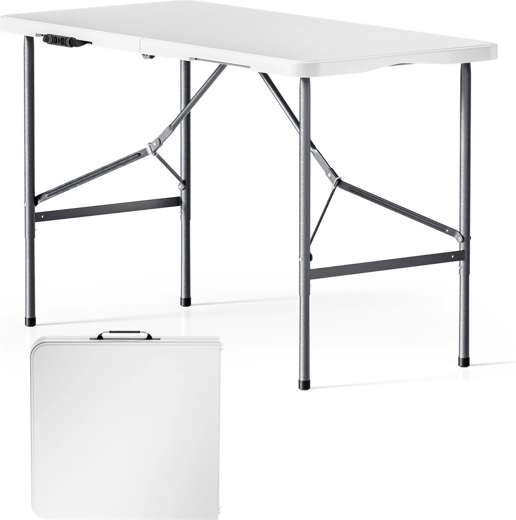 Kempingový stůl Wiltec – 122 × 60 × 75 cm (63362)