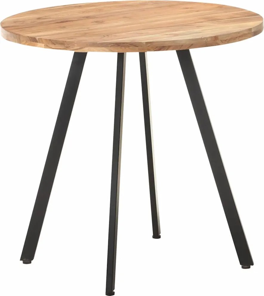 Jídelní stůl 80 cm masivní akáciové dřevo 320485