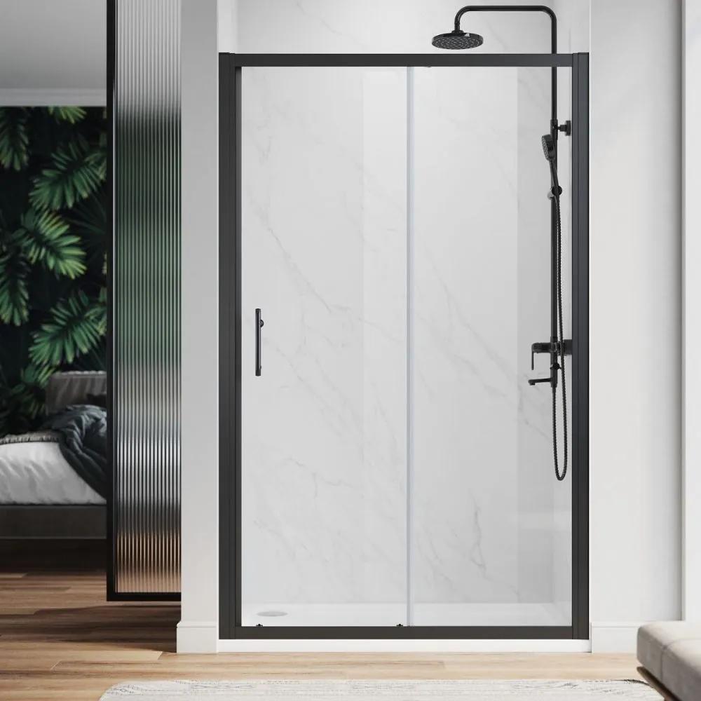 Posuvné sprchové dveře ROSS Comfort 115 Black