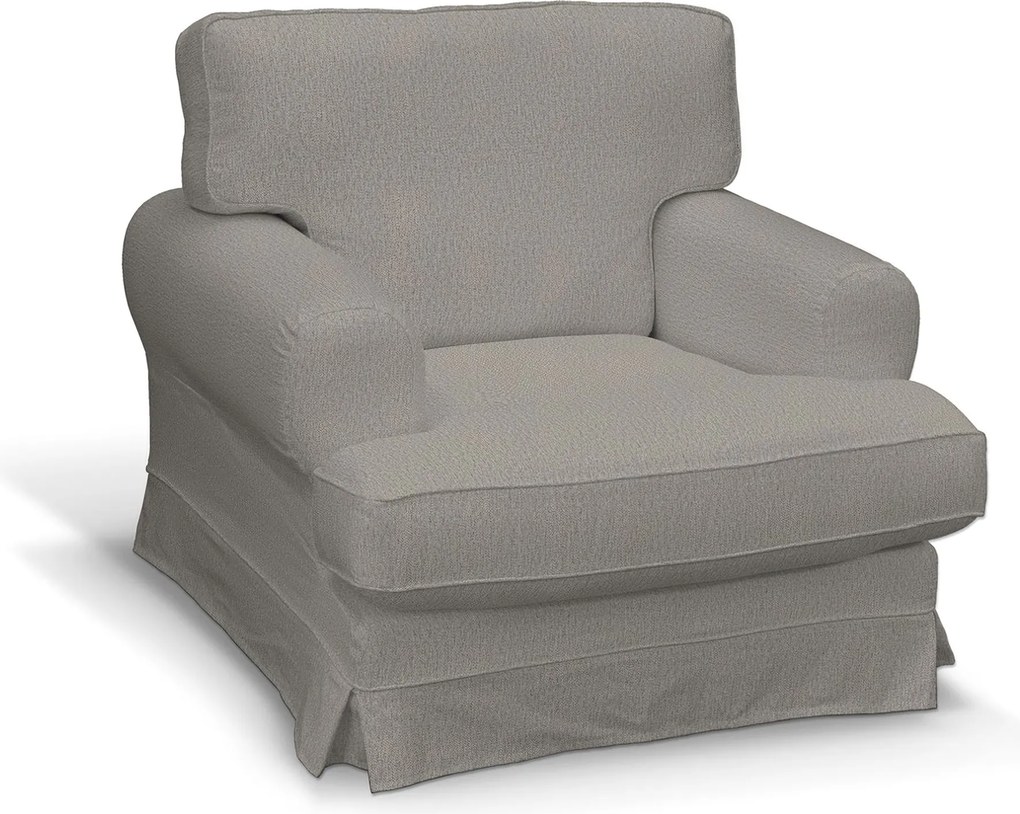 Potah na křeslo IKEA Ekeskog barva šedá látka pletený vzor