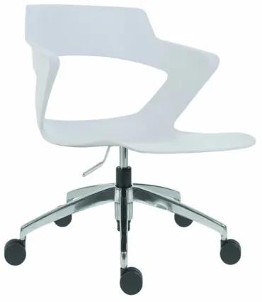 Jednací židle AOKI ALU 2160 PC - plastová - 3D2990
