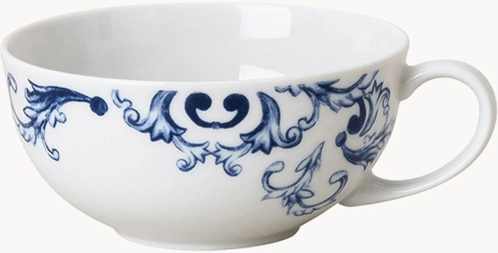 Sada porcelánových šálků na čaj True Blue, 6 dílů