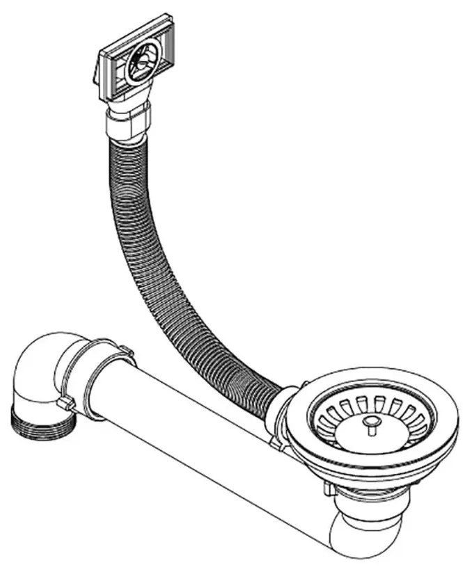 vidaXL Marketos Kuchyňský dřez single žulový šedý