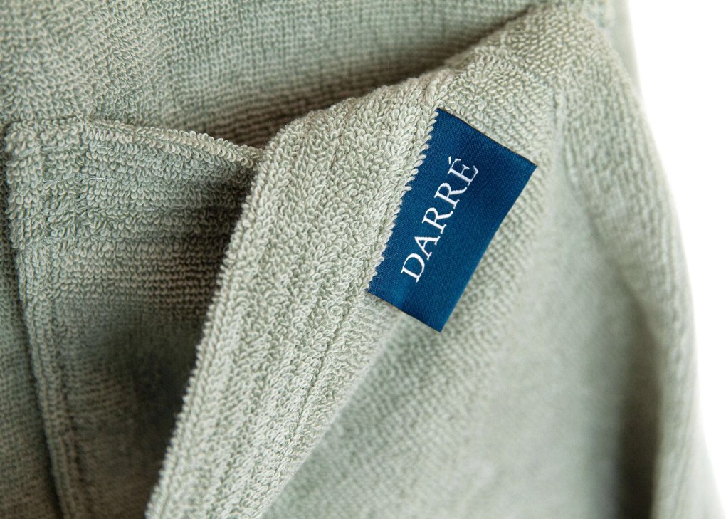 Pánský bavlněný froté kilt do sauny a wellness Comfort olivový