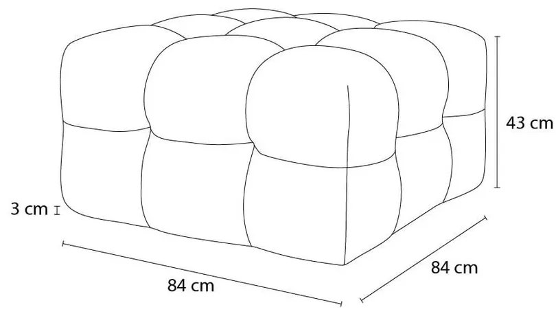 Růžová podnožka Cloud – Bobochic Paris