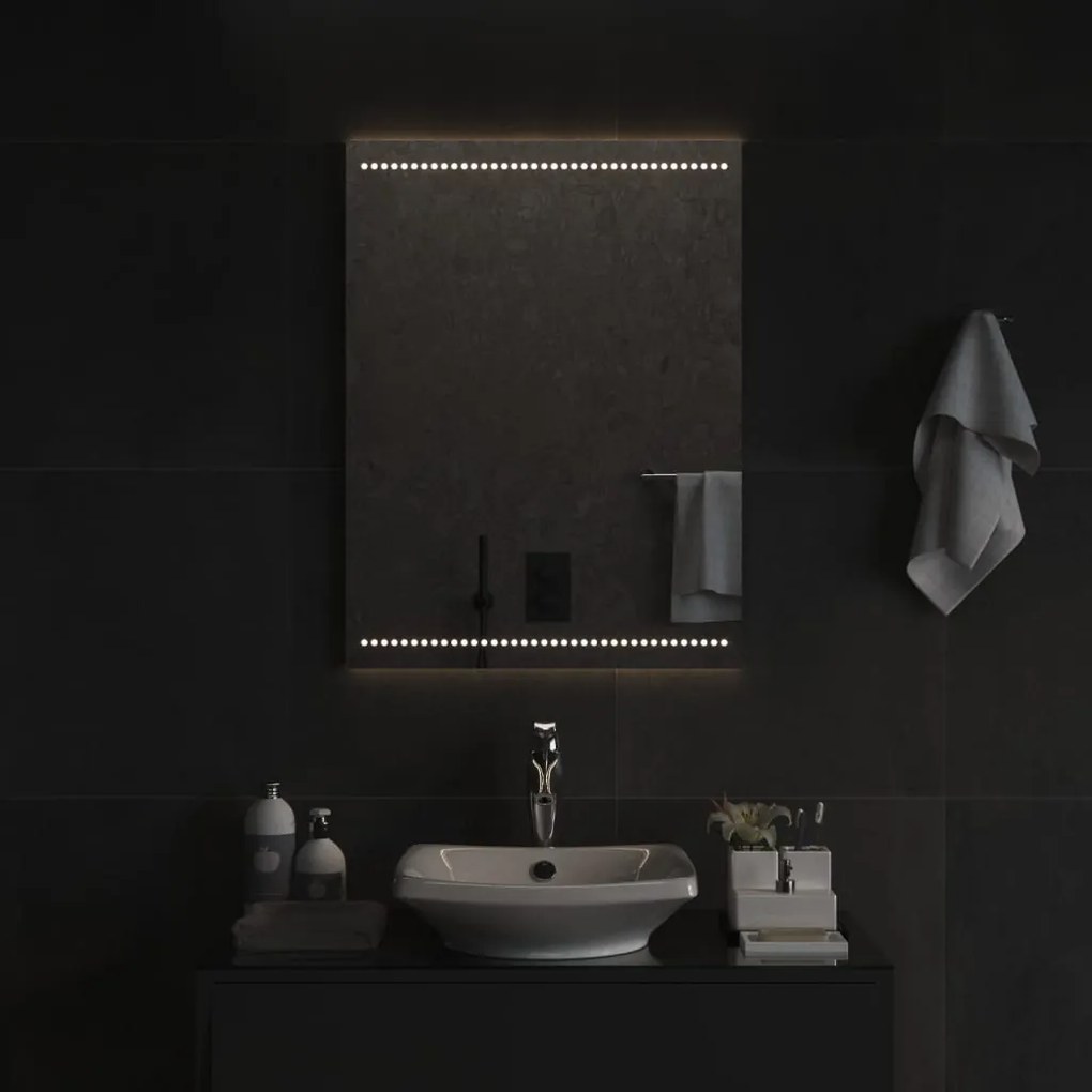 Koupelnové zrcadlo s LED osvětlením 60 x 80 cm 3154051