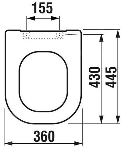 Jika Deep WC sedátko duroplast slowclose H8936113000631