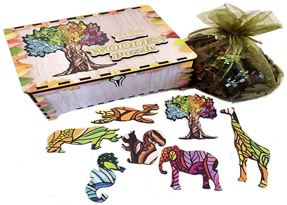 Falixen Puzzle "Strom čtyř období"