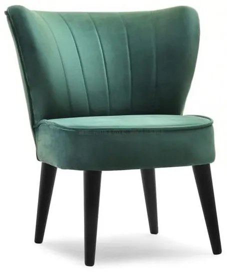 Medo Židle ARMI, zelená / černá podnož