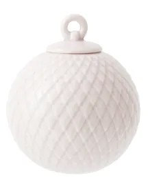 Porcelánová baňka Rhombe Soft Pink Lyngby Porcelaen