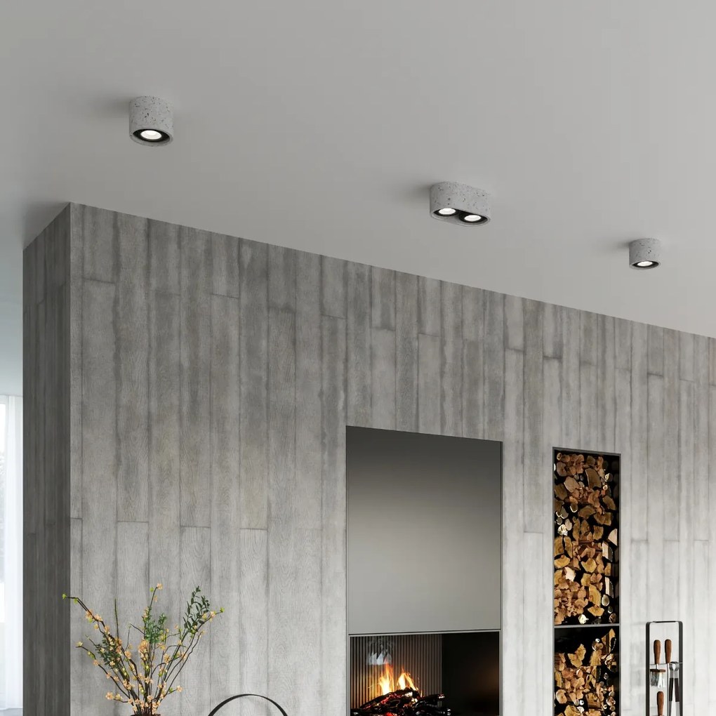 Sollux Lighting Stropní svítidlo BASIC 1 beton