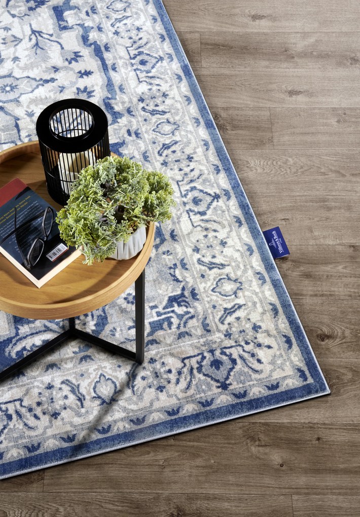 Villeroy & Boch Kusový koberec 106122 Cream, Blue, 200x280, modrá, ložnice