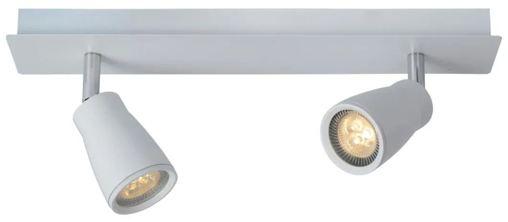Lucide Lucide 17949/22/31 - LED koupelnové bodové svítidlo LANA 2xGU10/5W/230V bílé IP44 LC1320
