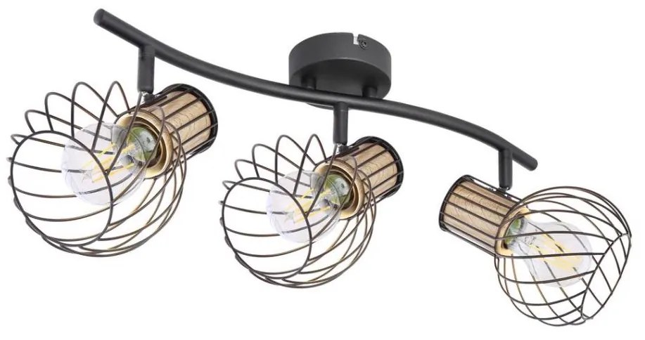 Globo 54012-3DS - Bodové svítidlo LUISE 3xE27/40W/230V