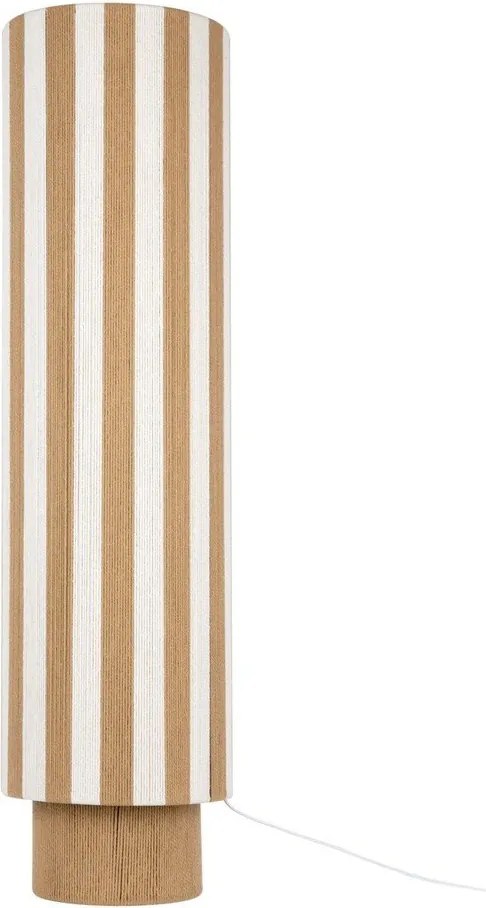 Bílá/v přírodní barvě provazová stojací lampa (výška 106 cm) Vienna Stripes – Leitmotiv