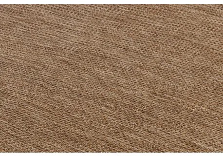 koberec FLAT 48663/870 SISAL hnědý HLADKÝ velikost 140x200 cm | krásné koberce cz